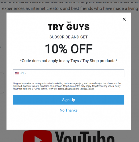 15+ SMS Popup Examples + Steps to Create SMS Popups